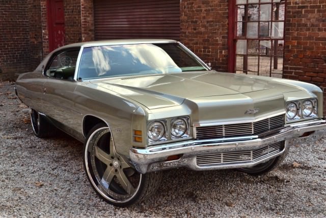 1972 Impala on 26" Forgiato wheels. - Big Rims - Custom Wheels
