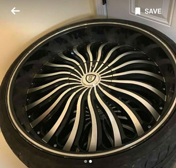 24" Rims new tires in good condition asking $1000 $1,000... - Big Rims ...