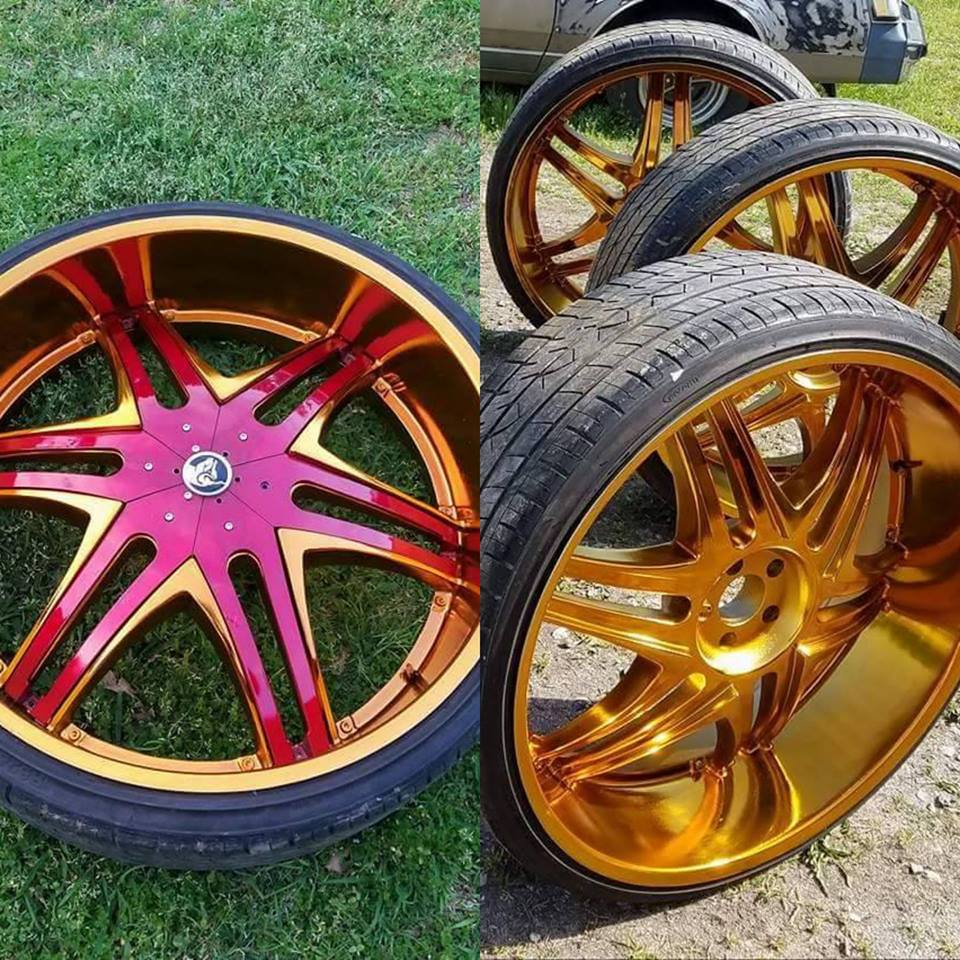 Offset Rims Car