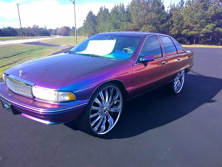 92 Chevy Caprice $ 10.000 Notasulga, AL - Big Rims - Custom Wheels