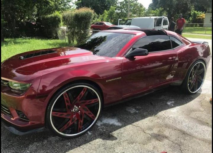 Chevy Camaro $ 30.000 Miami, FL - Big Rims - Custom Wheels