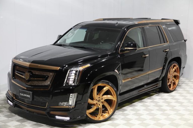 Wide Body Cadillac Escalade on Forgiato Custom Wheels - Big Rims ...
