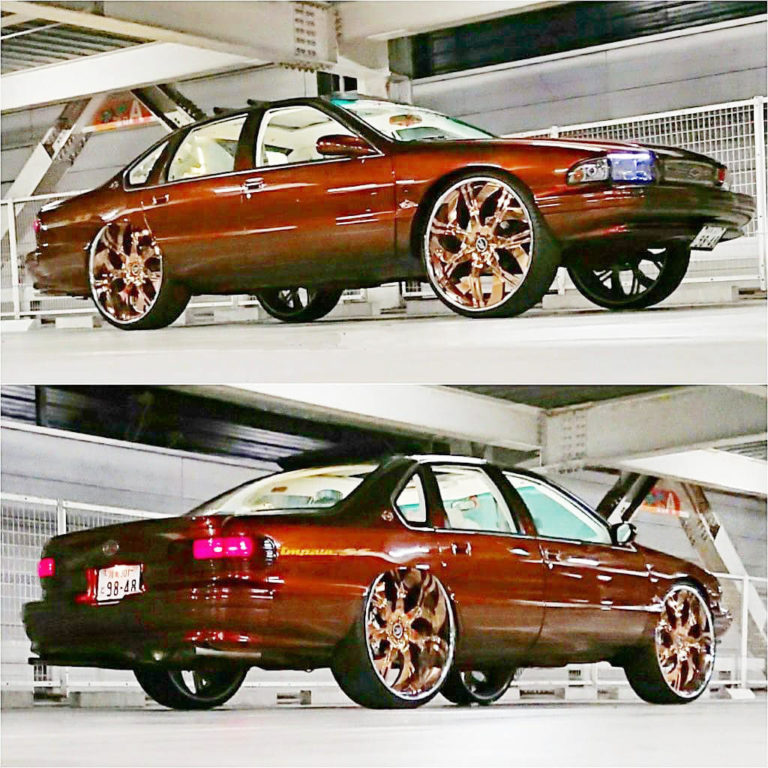 Nasty 1996 Chevy Impala SS #ChevyBubble - Big Rims - Custom Wheels