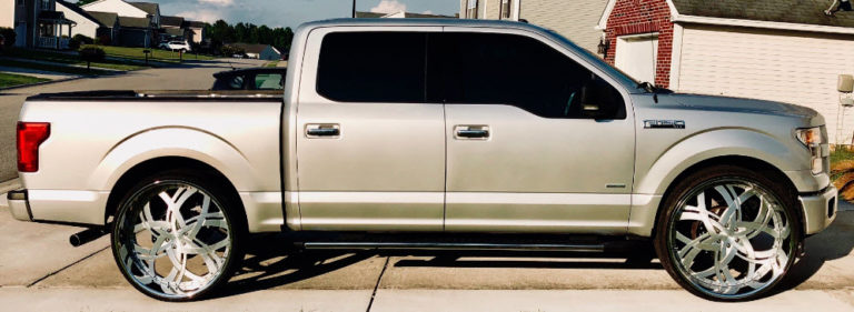 Fitment Perfect 2016 FORD F-150 30x10 Custom Wheels - Big Rims - Custom ...