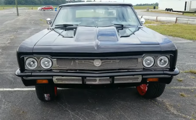 Clean 65 Impala SS SLX Convertible on 26 inch Custom Wheels - Big Rims ...