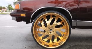 1988 Oldsmobile Cutlass on 30 inch Rucci Wheels - Big Rims - Custom Wheels