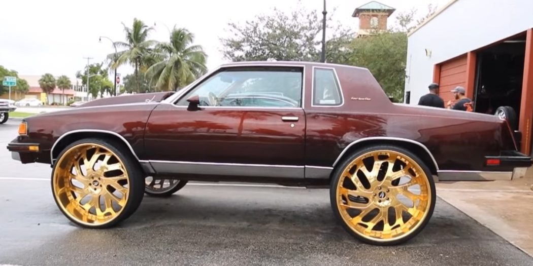1988 Oldsmobile Cutlass on 30 inch Rucci Wheels - Big Rims - Custom Wheels