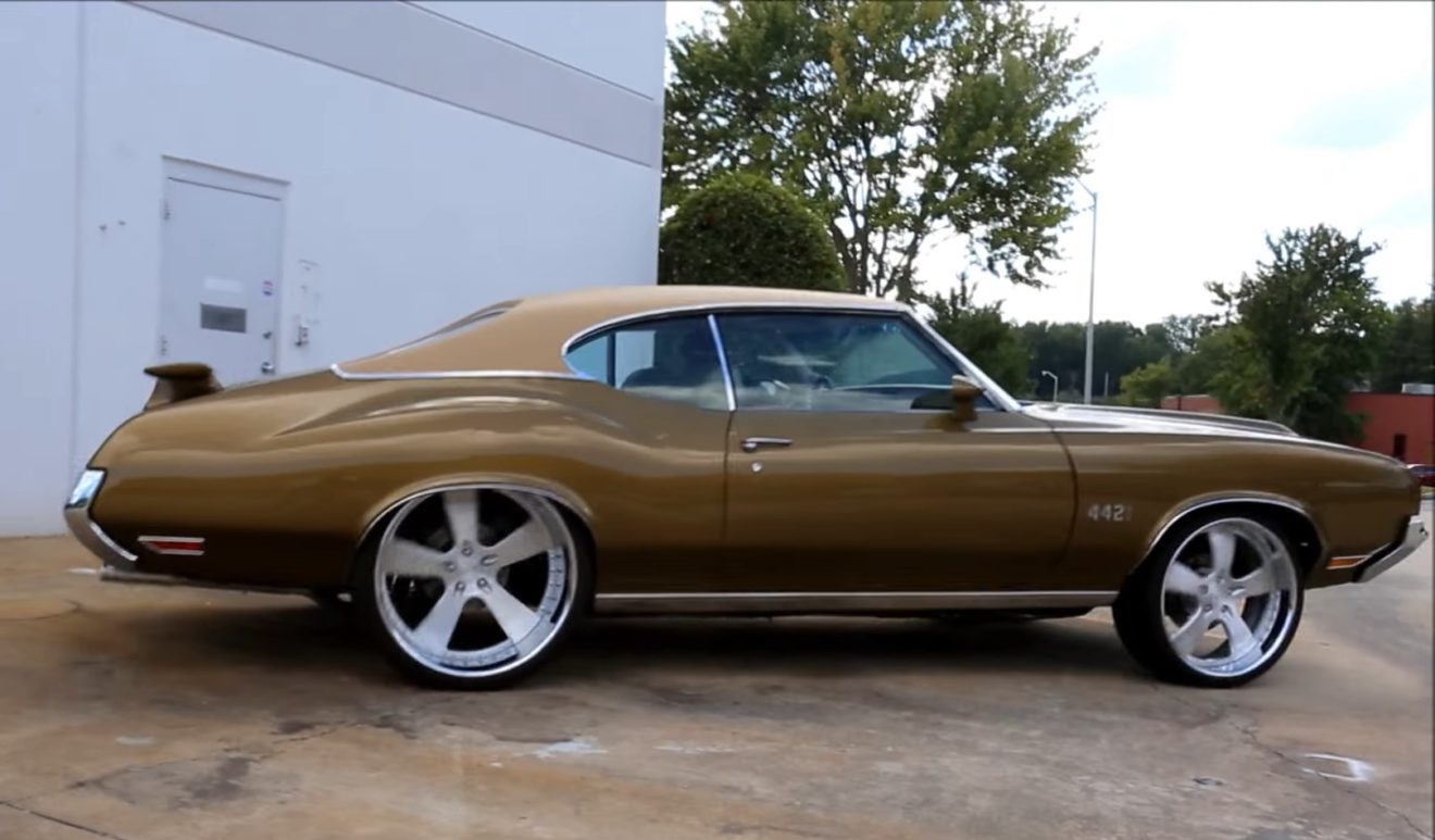 The Old School Oldsmobile 442 Coupe on 22/24" Wheels (See the HD Video ...